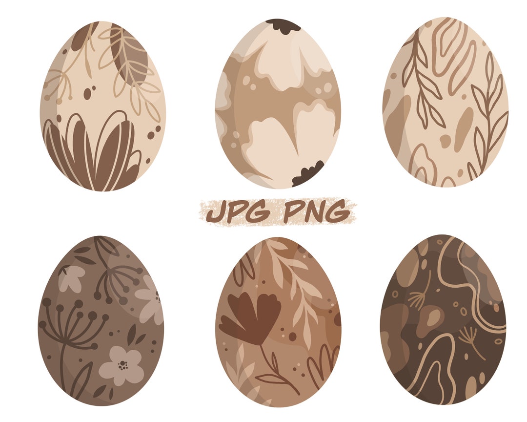 Easter Eggs Clipart - Easter Clipart Png - Boho Easter Clipart - Easter ...