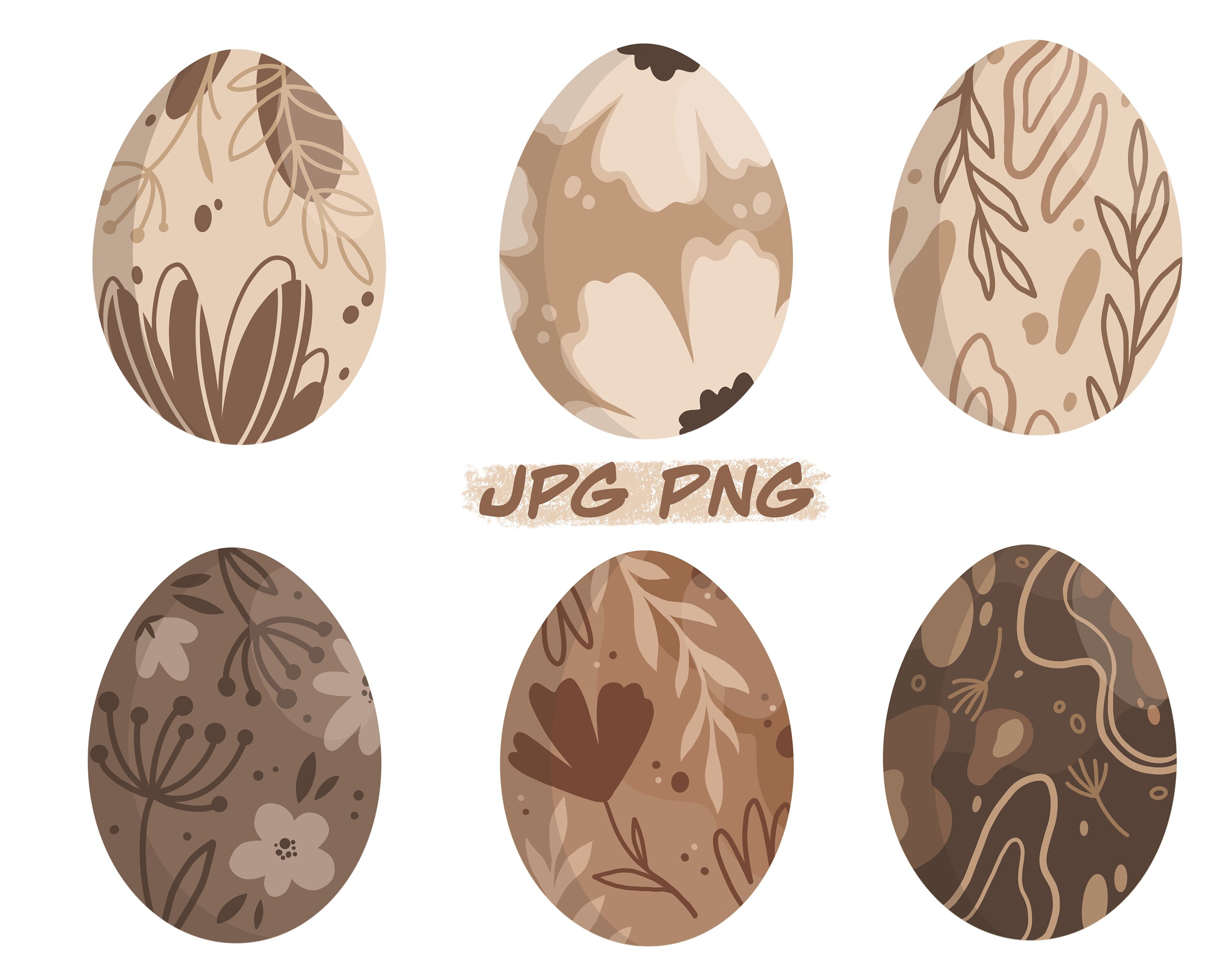 Easter Eggs Clipart Easter Clipart Png Boho Easter Clipart Easter Png ...