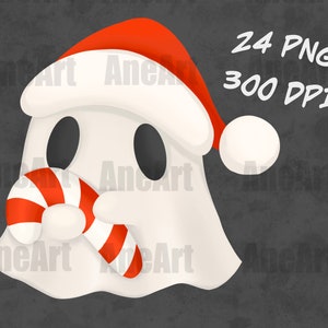 Spooky Christmas Clip Art, Halloween Christmas Png, Spooky Xmas Png ...