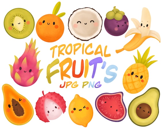 Tropical Fruit Clipart