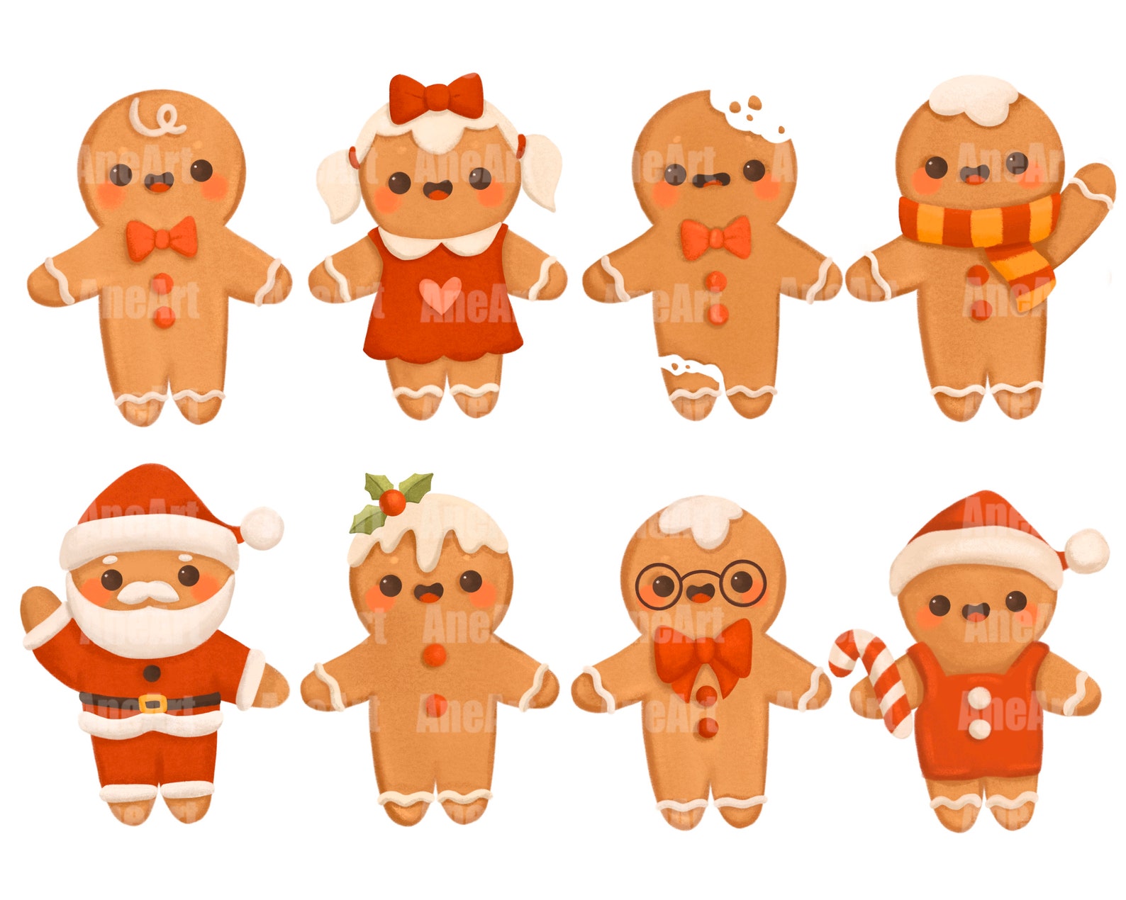 Gingerbread Man, Christmas Cookies, Kawaii Food, Kawaii Dessert ...