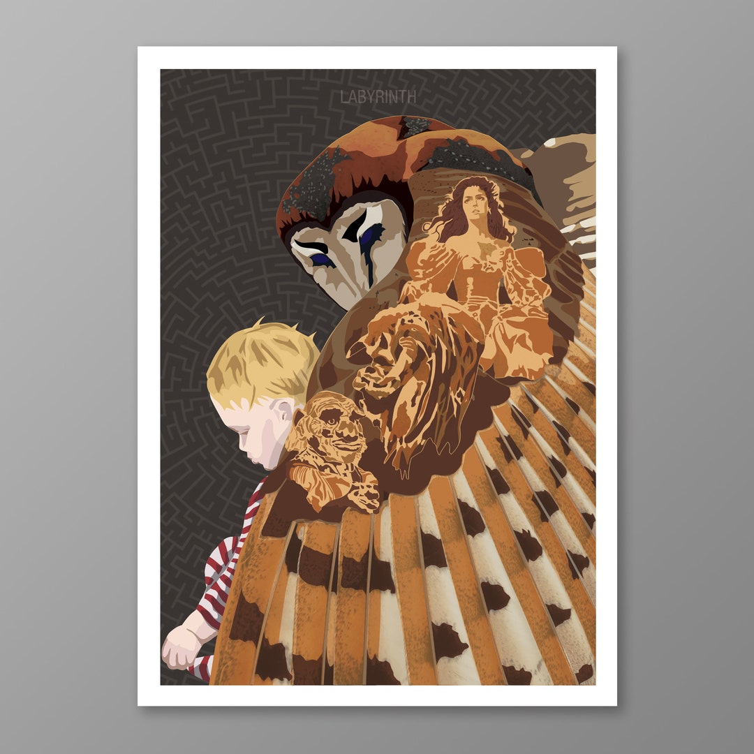 Labyrinth | Alternative Movie Poster | Unique Art Print | Home Decor - Etsy