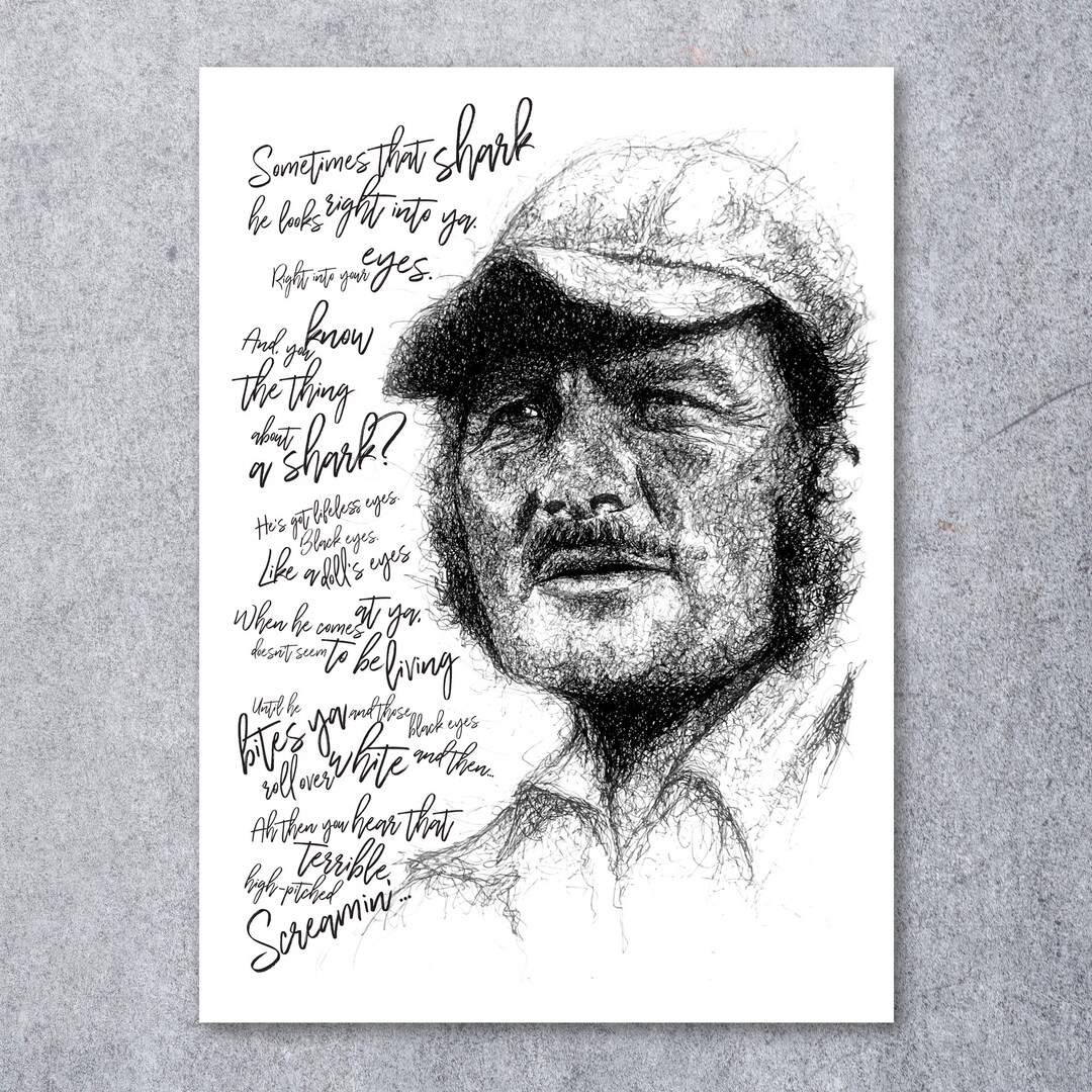 Jaws | Movie Quote | Unique Art Print | Home Decor - Etsy
