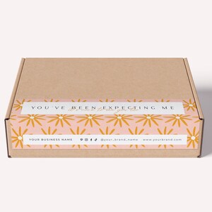 Box Seal Template, Box Label Template, Printable Packaging Sticker ...