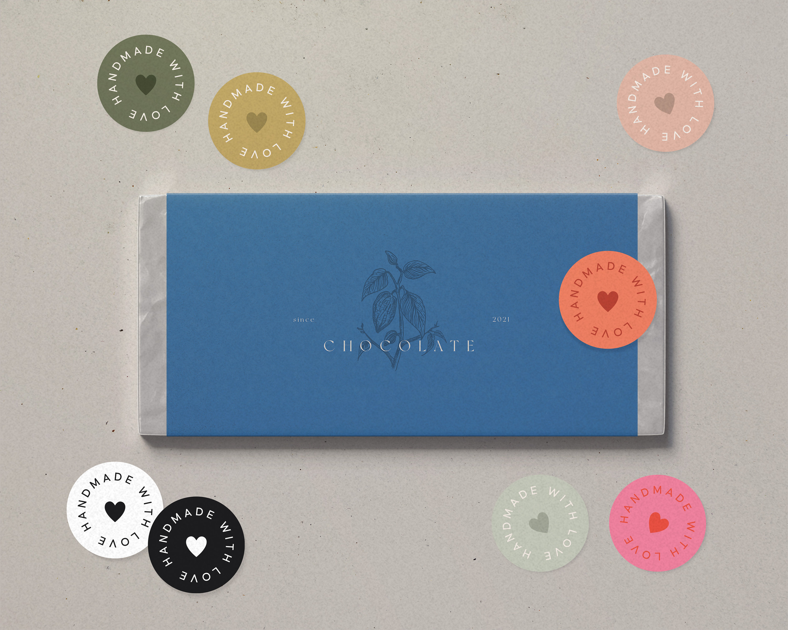 Packaging Labels Handmade With Love Packaging Stickers - Etsy