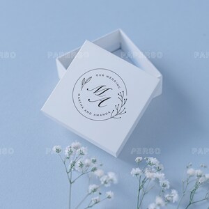 Wedding Logo Design Mockup, Jewellery Box Mockup PSD, Wedding Mockup ...