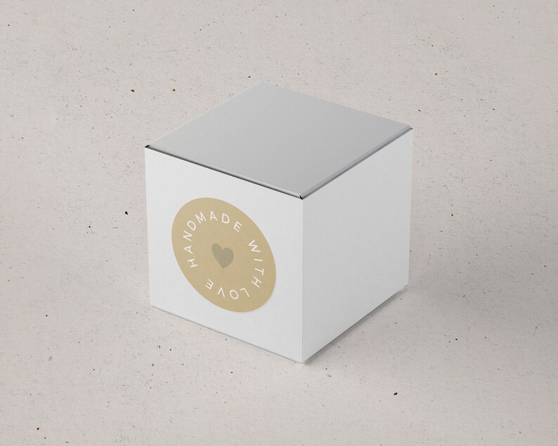 Packaging Labels Handmade With Love Packaging Stickers - Etsy