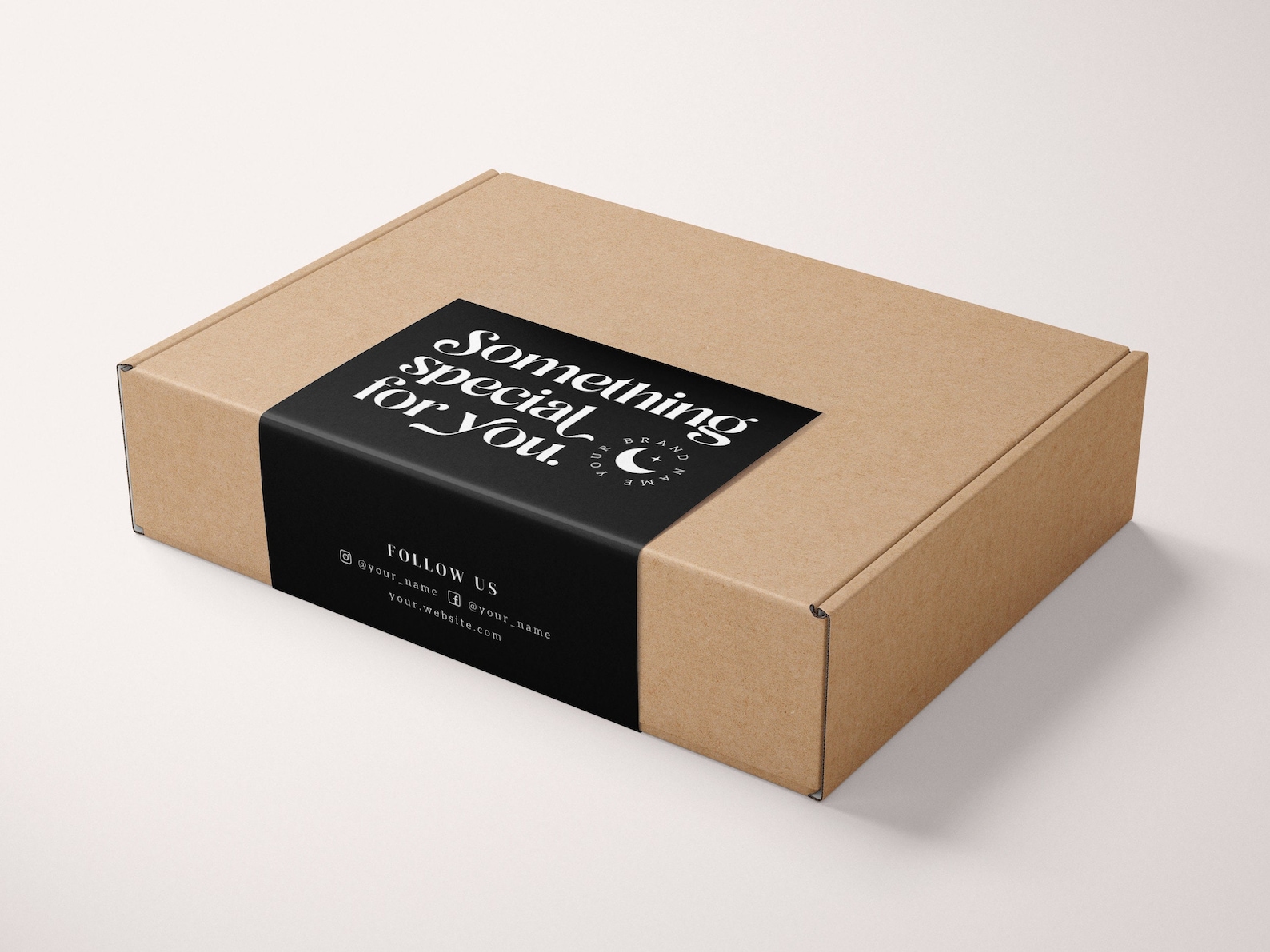 Box Seal Template Box Label Template Printable Packaging - Etsy