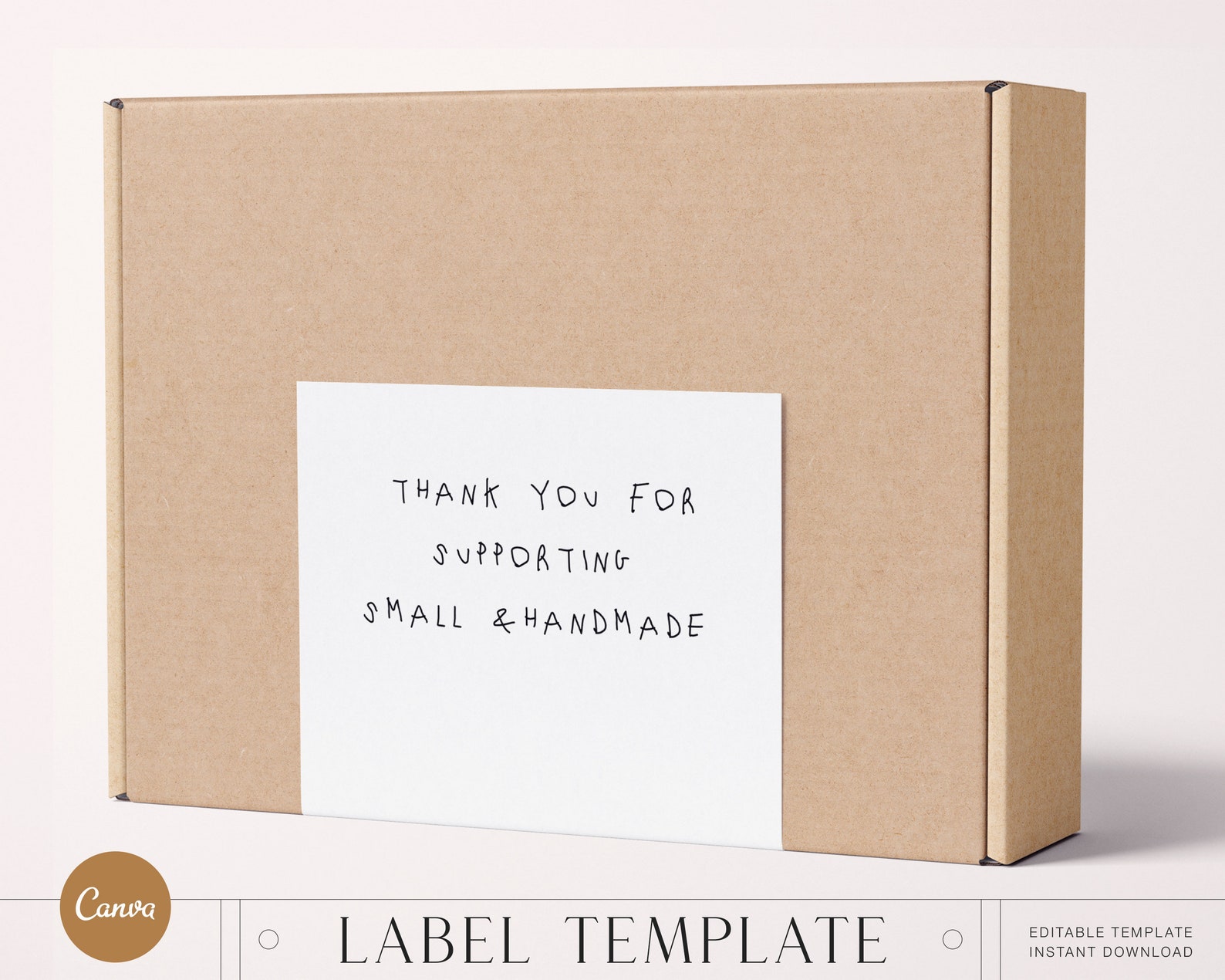 Box Seal Template Box Label Template Printable Packaging - Etsy