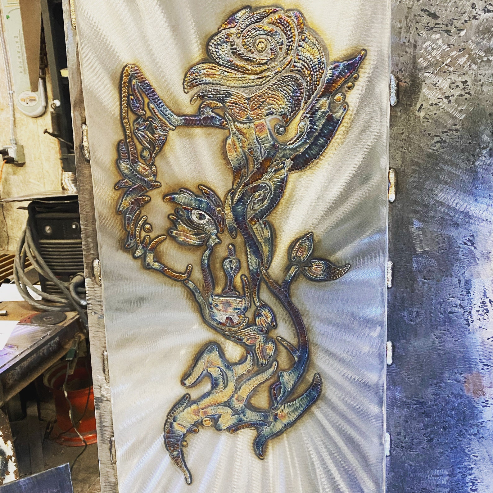 Large Custom Welded Signs Portraits and House Markers | Etsy