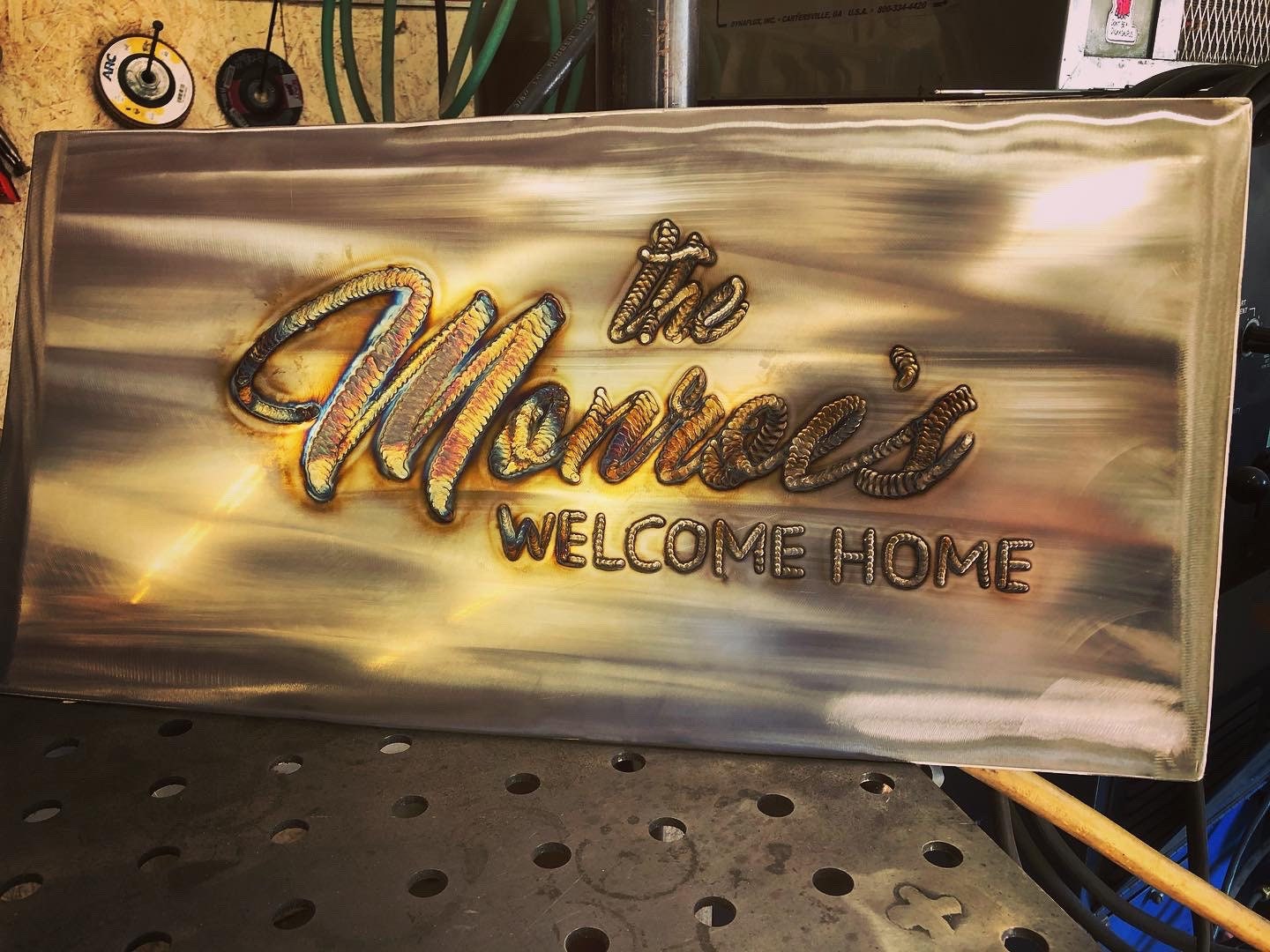 Large Custom Welded Signs Portraits and House Markers - Etsy