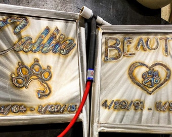 Large Custom Welded Signs Portraits and House Markers - Etsy