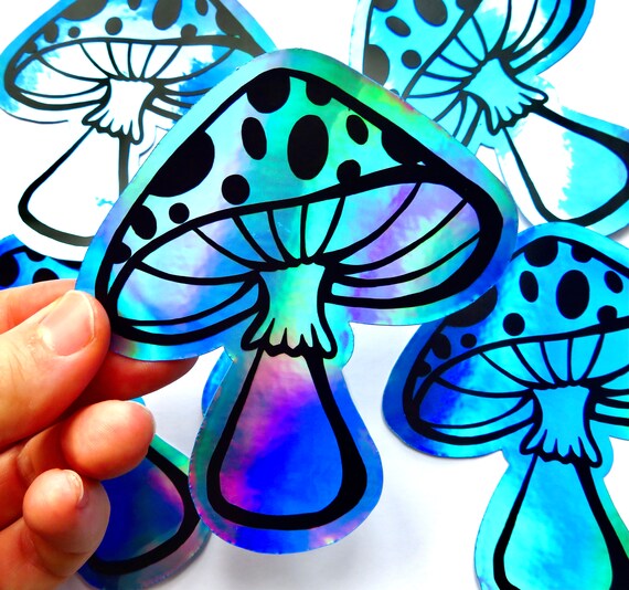 Psychedelic // Mushroom // Sticker // Decal // Laptop Decal // - Etsy ...
