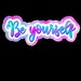 Be Yourself Sticker, Inspirational Stickers, Journal Scrapbook Diary ...