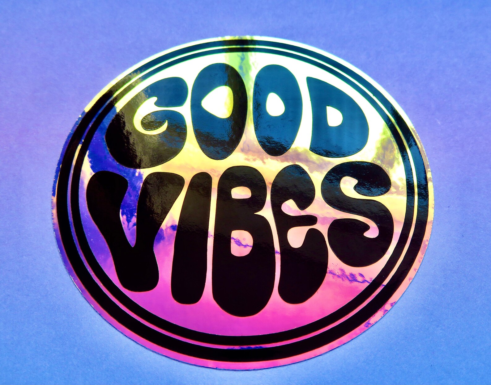Good Vibes Sticker, Positivity Quotes, Summer 60’s Vibes - Etsy UK