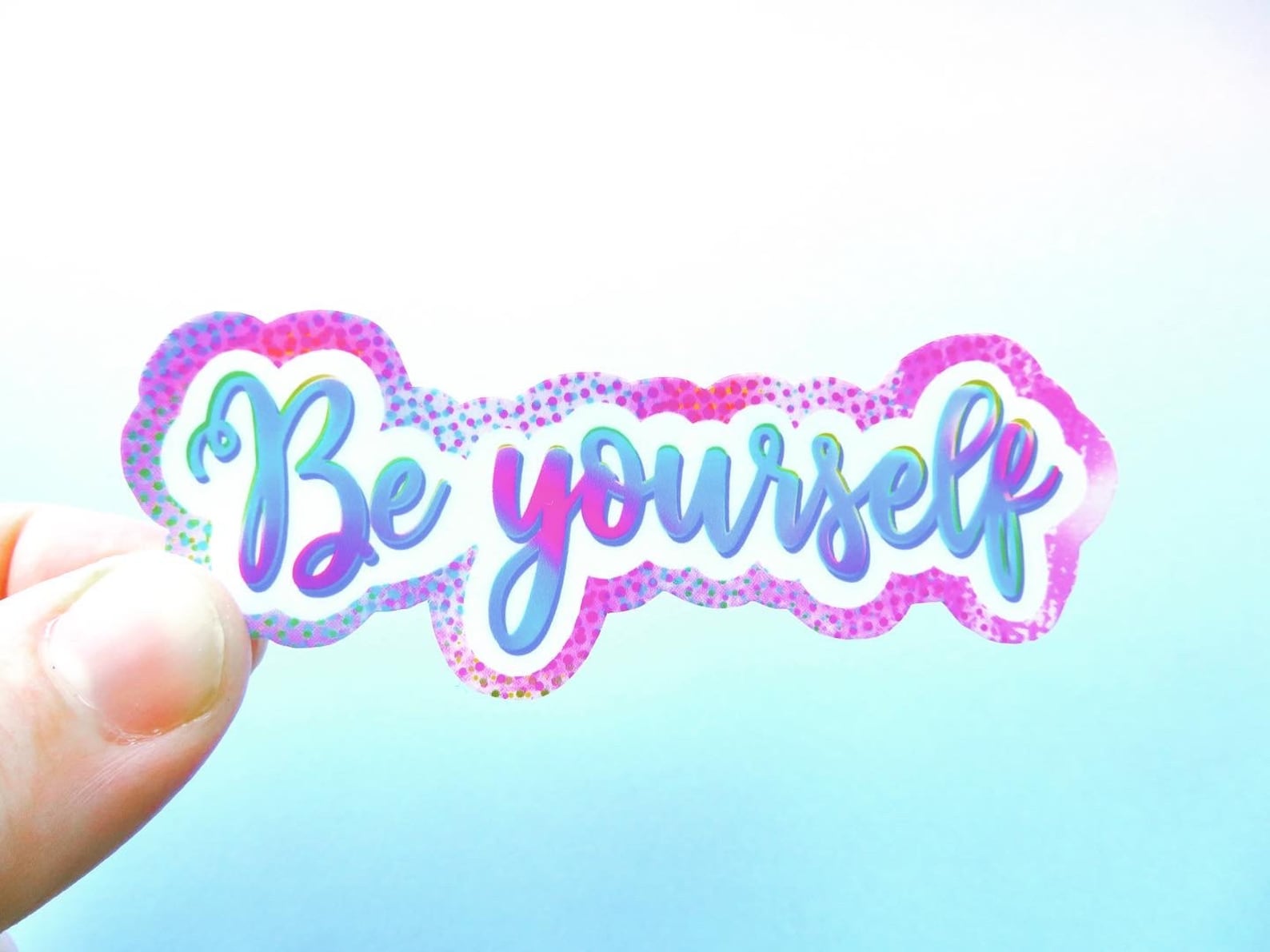 Be Yourself Sticker Inspirational Stickers Journal Scrapbook - Etsy UK