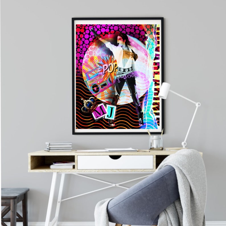 Michael Jackson Graffiti Art Print: Pop Star Poster (digital Printable ...