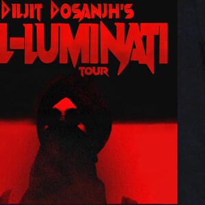 UNISEX Diljit Dosanjh 2024 Dil-luminati Tour T-shirt, Concert Shirt ...