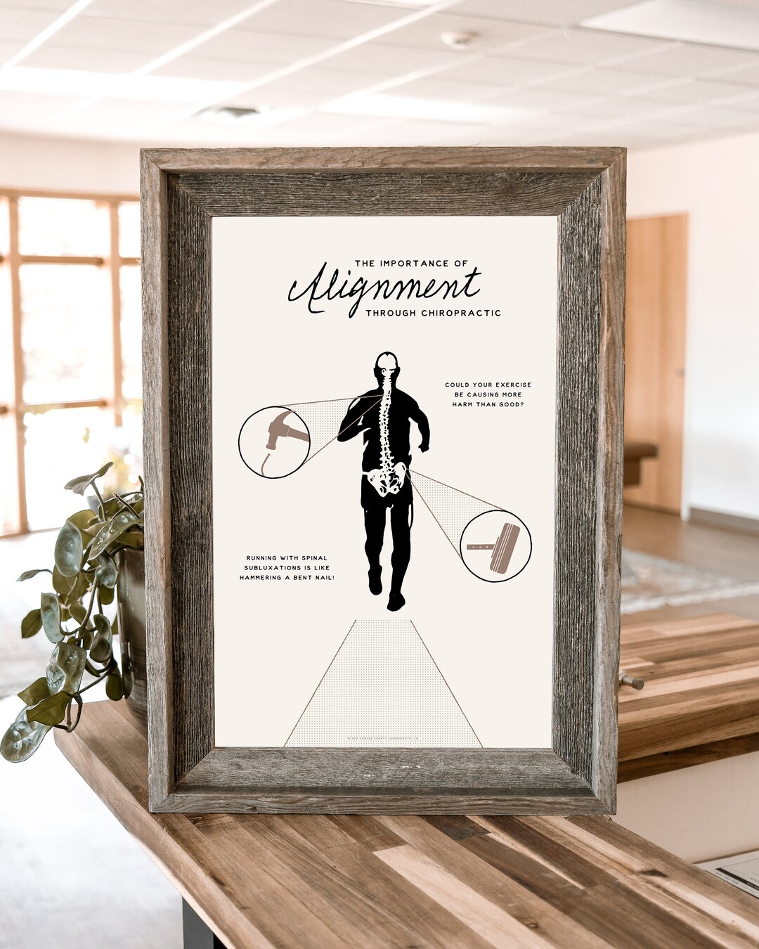 Importance of Chiropractic Alignment Before Exercise Poster - Etsy