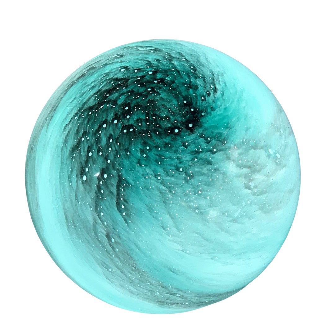 Glass Lamp Large Planet Moon Lamp Table Desk Mood Light Mixed Colour ...