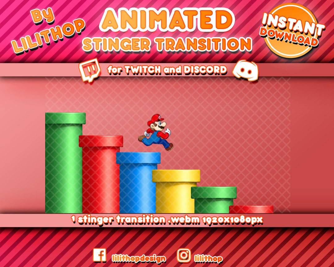 Stinger Transition Mario Run Animated/stinger Super Mario Bros Run ...