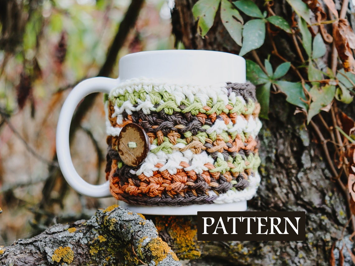 Farmhouse Mug Cozy Pattern Crochet Pattern Mug Wrap Design - Etsy