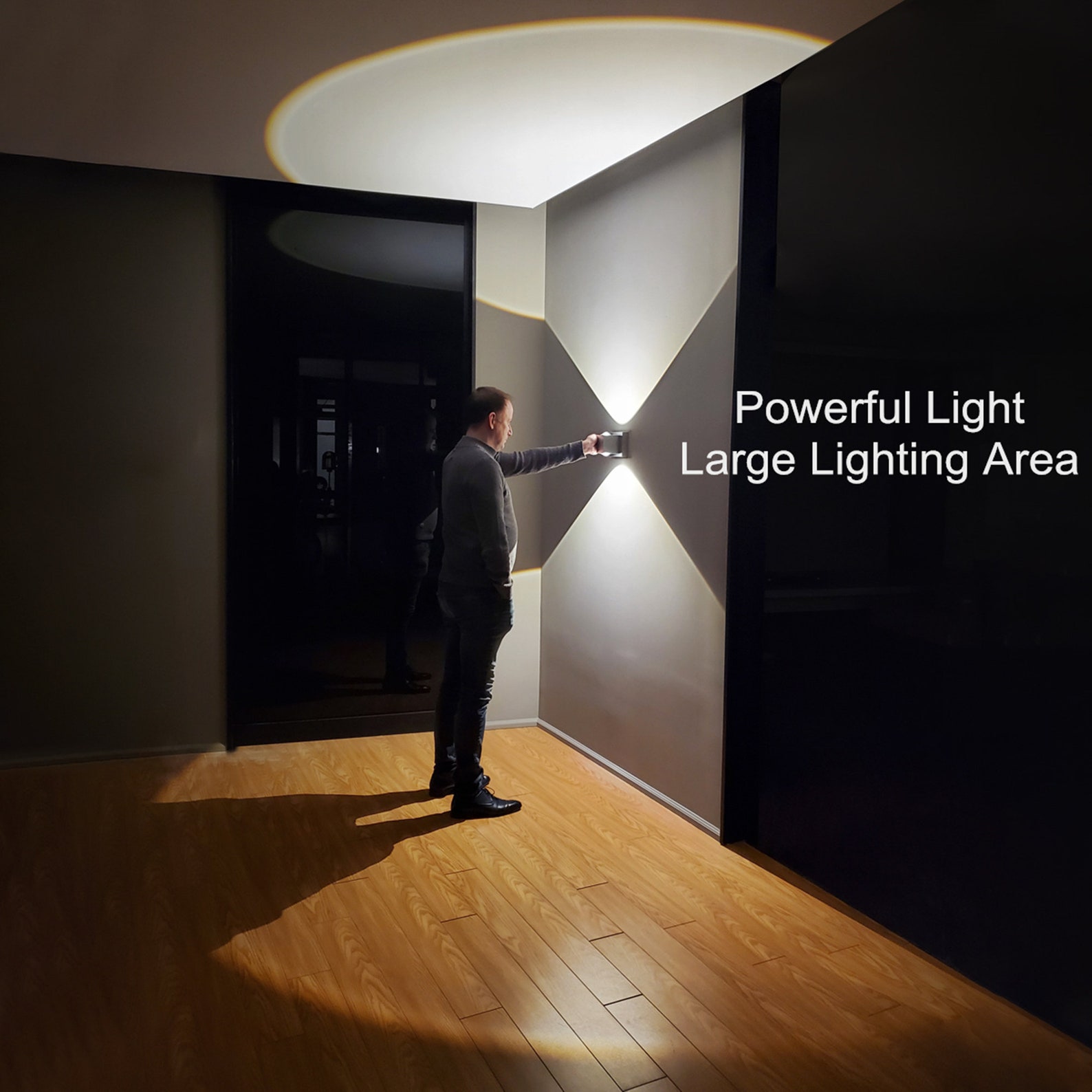 LED Dimmable Wall Sconce Lightingindoor Aluminum Wall Lampup - Etsy