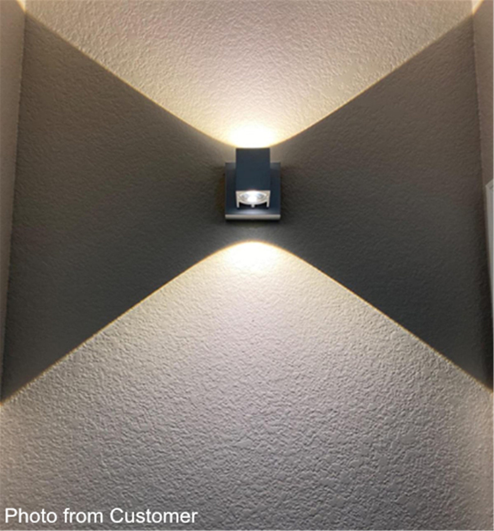 LED Dimmable Wall Lamp Indoor Aluminum Wall Sconce up Down - Etsy
