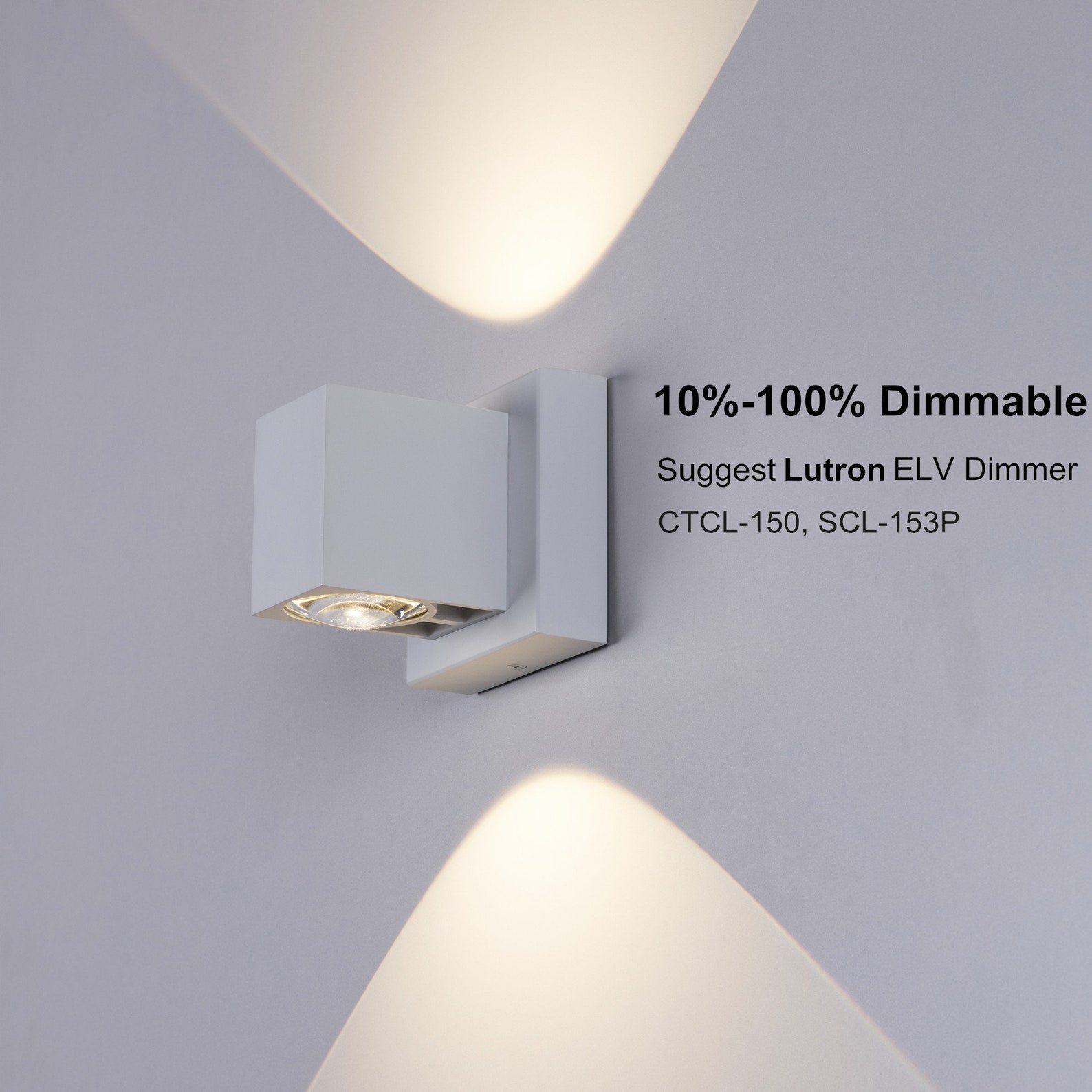 LED Dimmable Wall Lamp Indoor Aluminum Wall Sconce up Down - Etsy