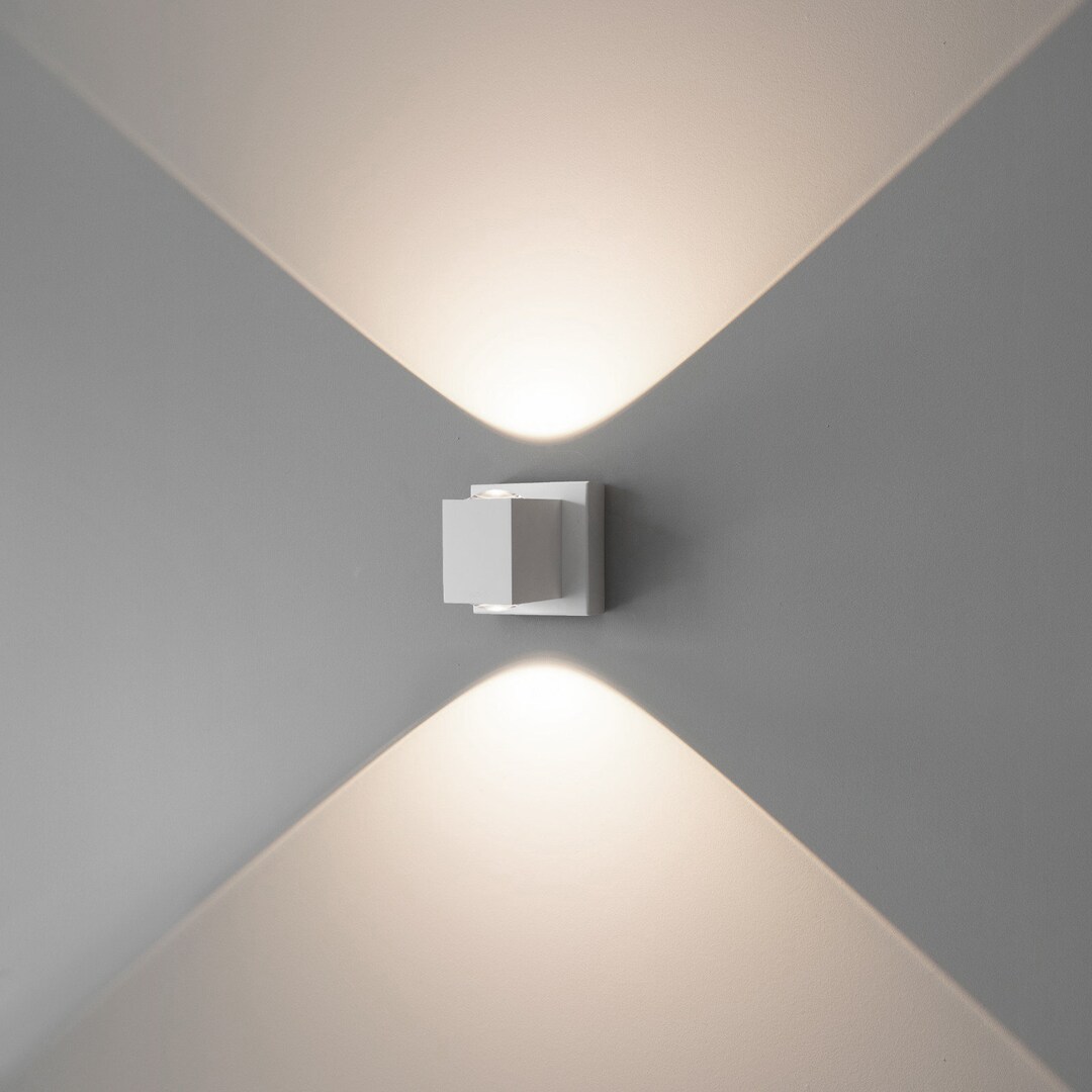 LED Dimmable Wall Lamp, Indoor Aluminum Wall Sconce, up Down Wall Light ...