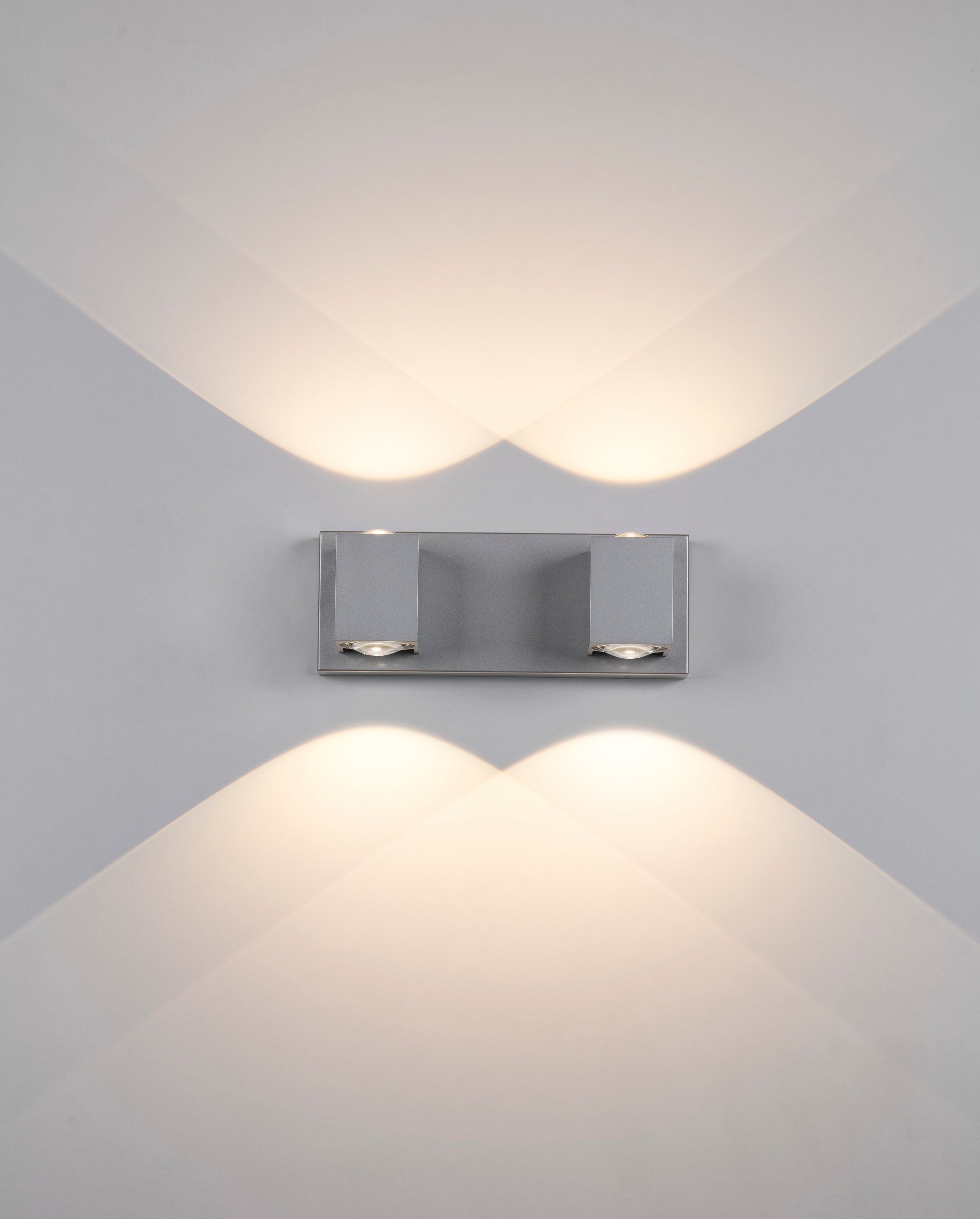 Dimmable LED Wall Lamp 2-Lights Wall Sconce Light Up Down | Etsy