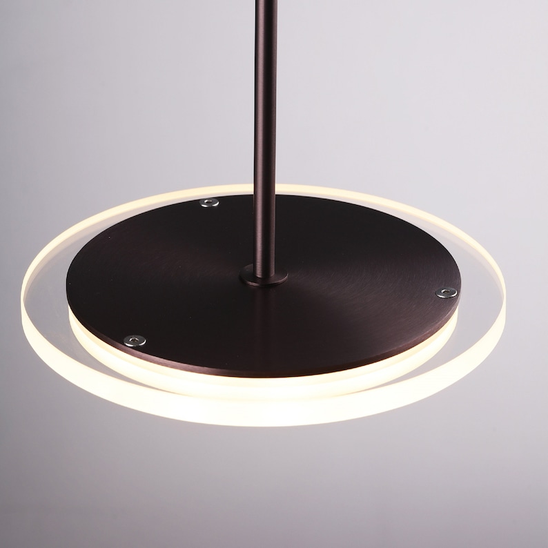 Tubicen LED Dimmable Pendant Light for Dining Room, Kitchen Island ...