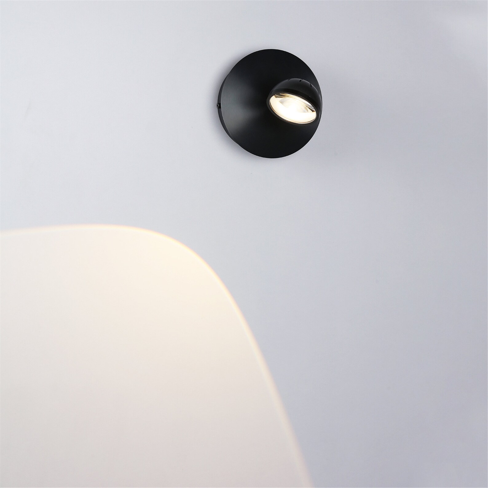 Tubicen Rotatable Wall Sconce Light, 8W LED Dimmable Wall Lamp, Angel ...