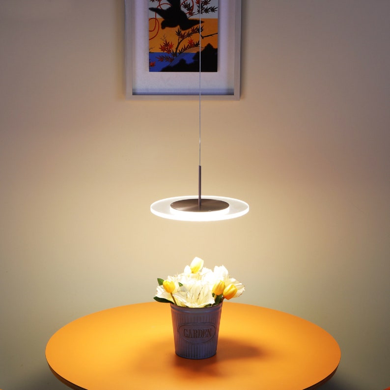 Tubicen LED Dimmable Pendant Light for Dining Room, Kitchen Island ...