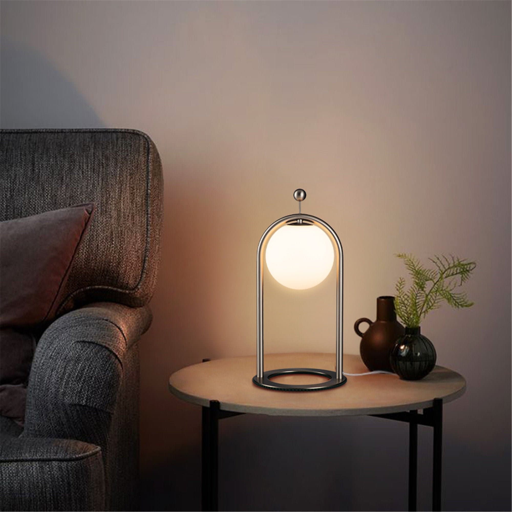 Tubicen Mid Century Modern Table Lamp Glass Globe Desk Lamp | Etsy Canada