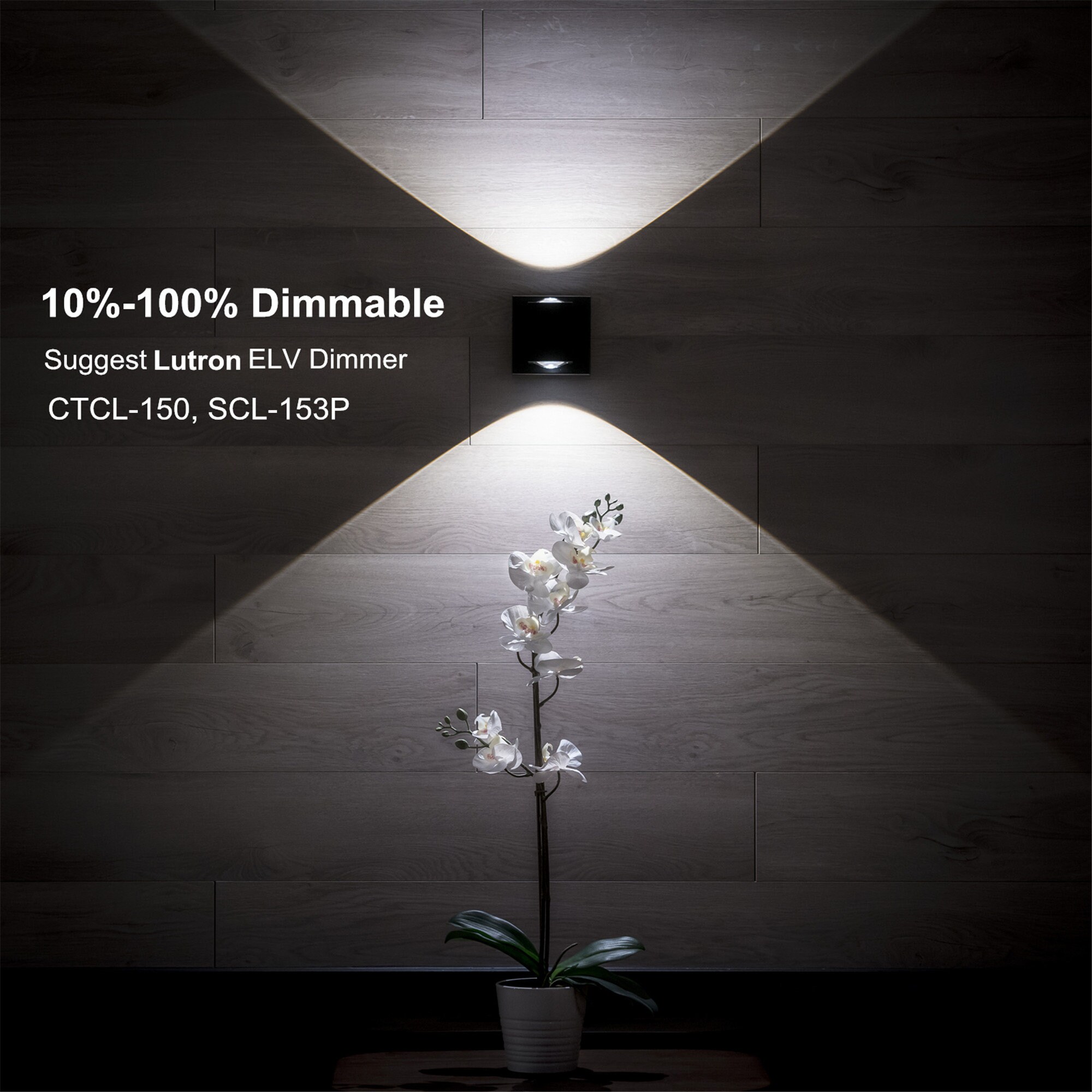 LED Dimmable Wall Sconce Lighting Up Down Indoor Aluminum | Etsy