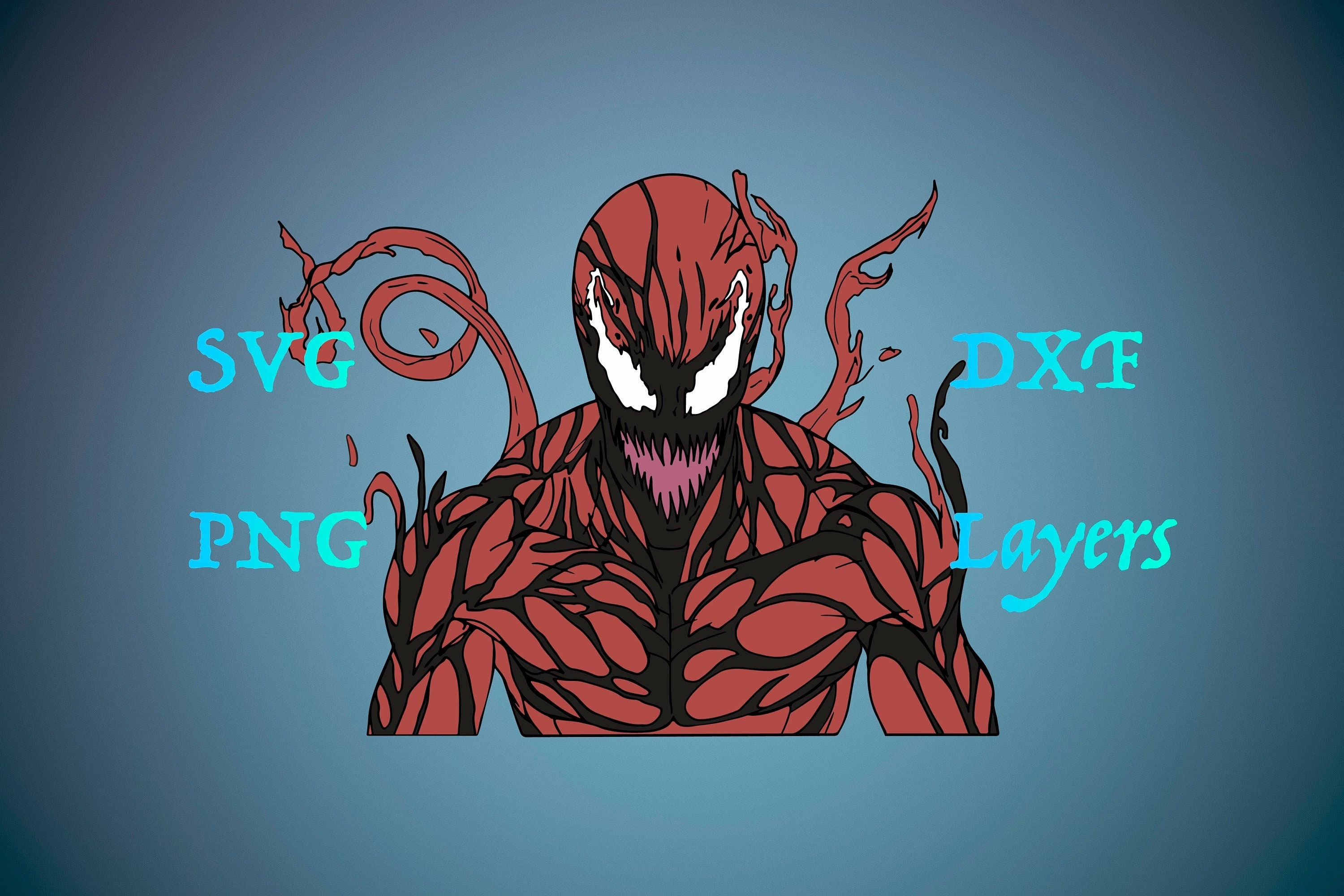 Carnage, Carnage Svg, Venom Vs Carnage, Venom, Venom Svg, Avengers ...