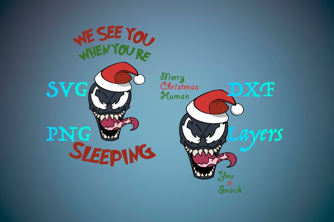 Venom, Venom Svg, Venom Face, Venom Face Svg,christmas Venom,christmas ...