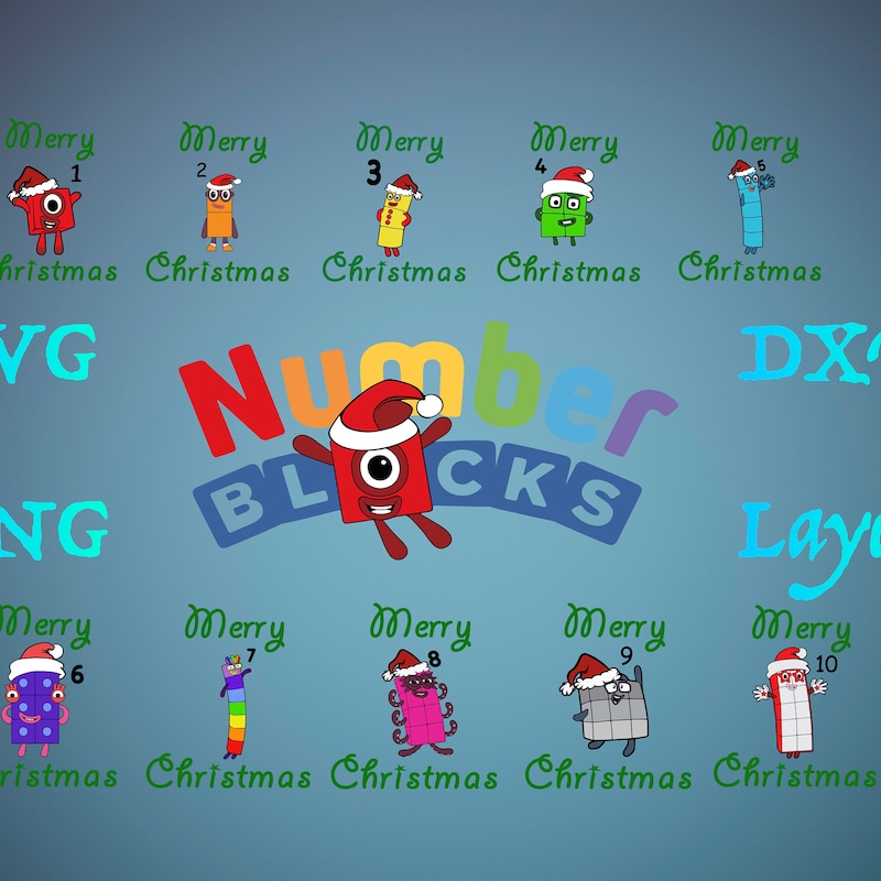 Numberblocks Png - Etsy