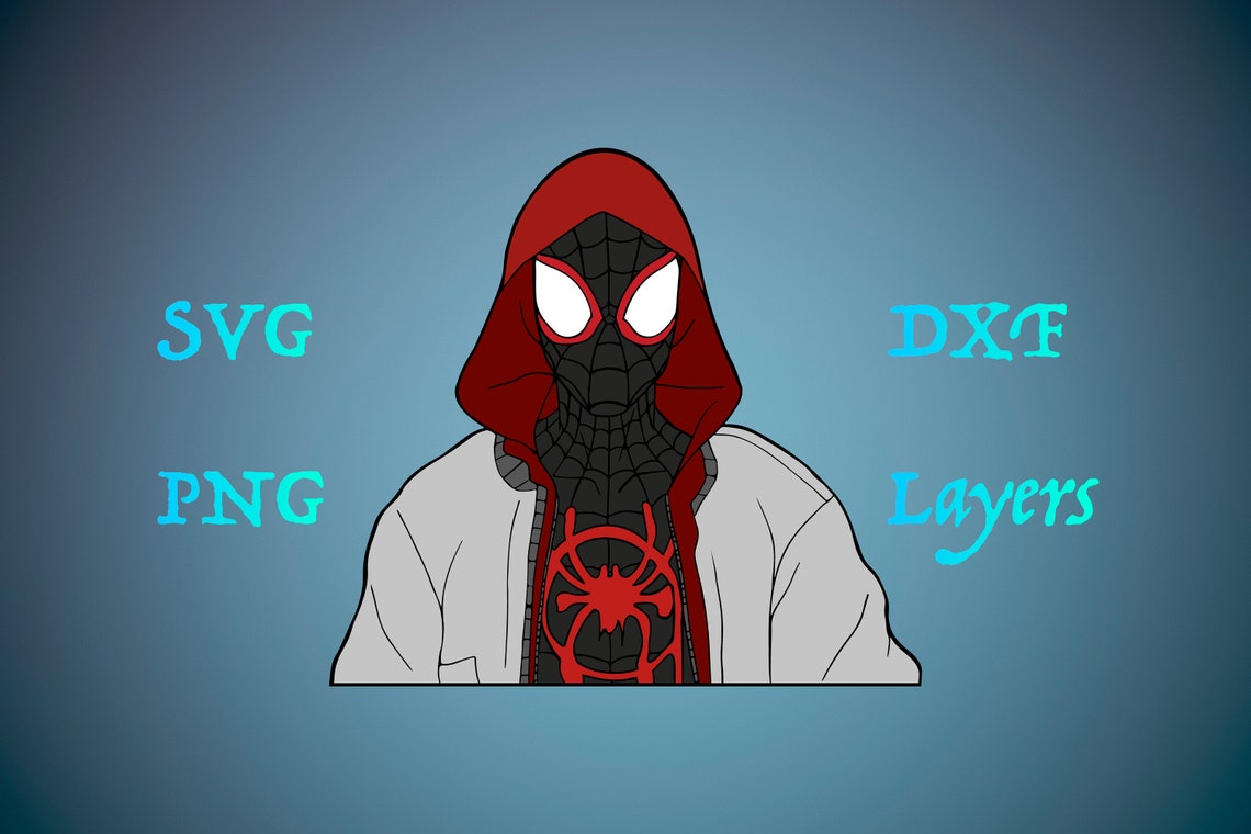 Miles Morales, Miles Morales Svg, Superhero, Super Hero, Superhero Svg ...