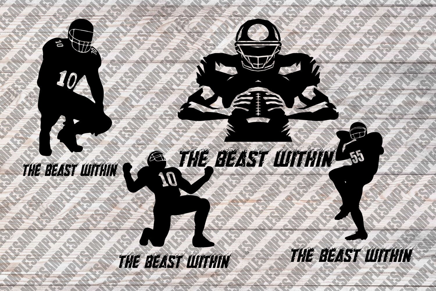 Football Player Svg Svg Files for Cricut Football Team Svg - Etsy