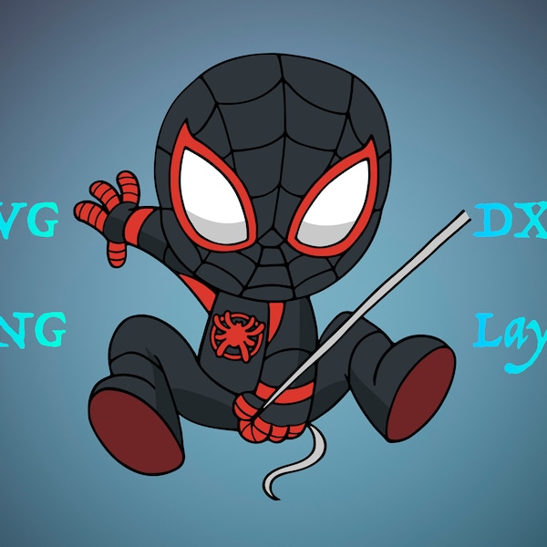 Miles Morales Cricut - Etsy