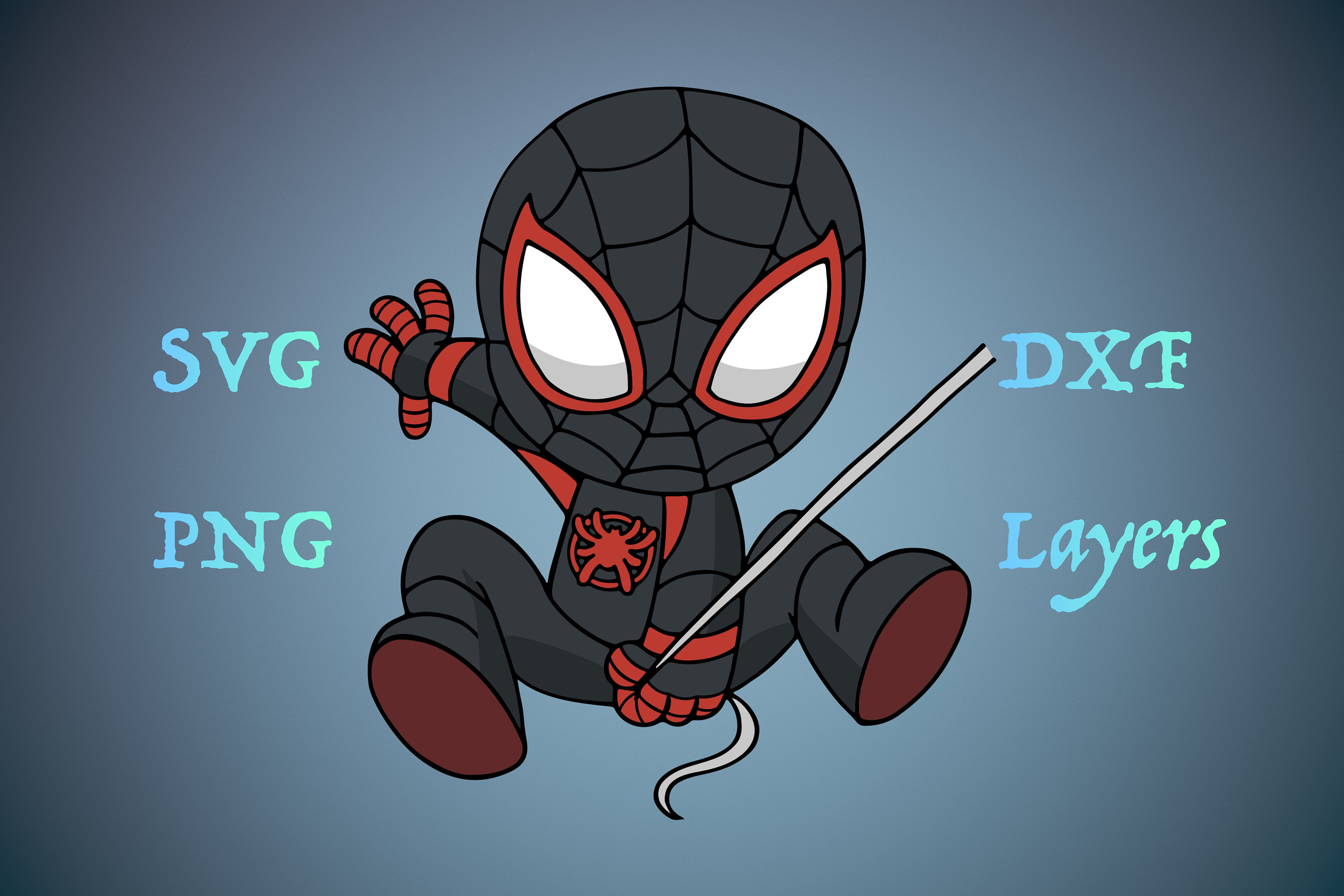 Miles Morales, Miles Morales Svg, Superhero, Super Hero, Superhero Svg ...