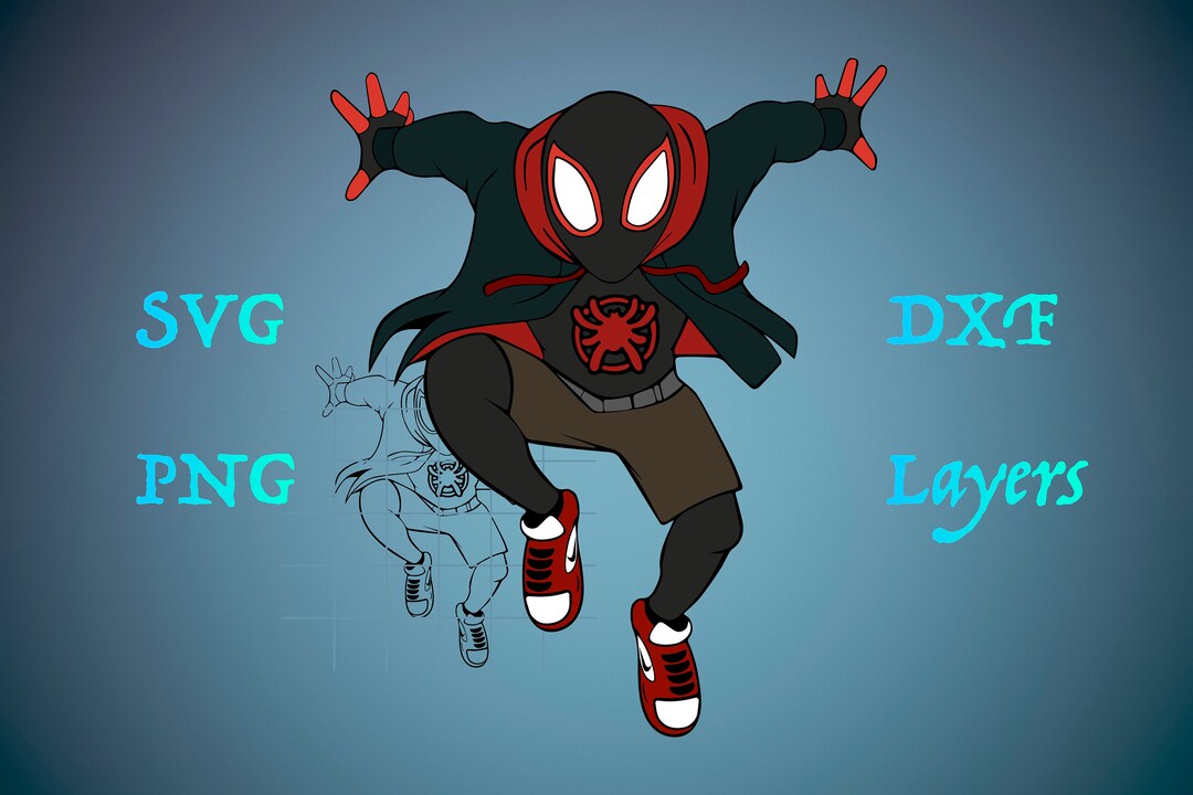 Miles Morales Svg, Miles Morales, Superhero, Super Hero, Superhero Svg ...