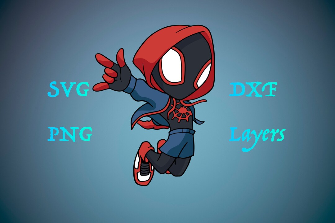 Miles Morales, Miles Morales Svg, Superhero, Super Hero, Superhero Svg ...