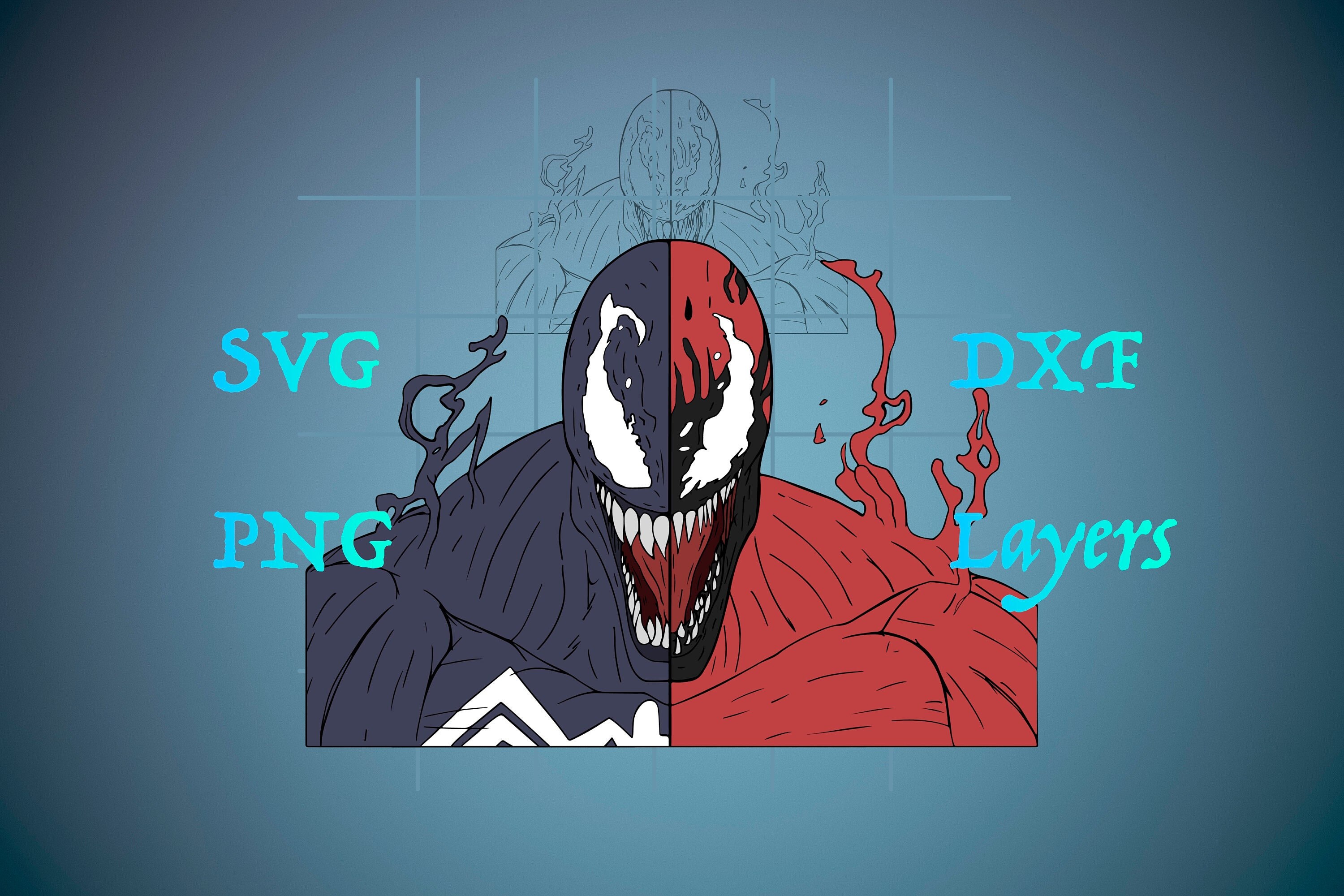 Carnage Spiderman Face