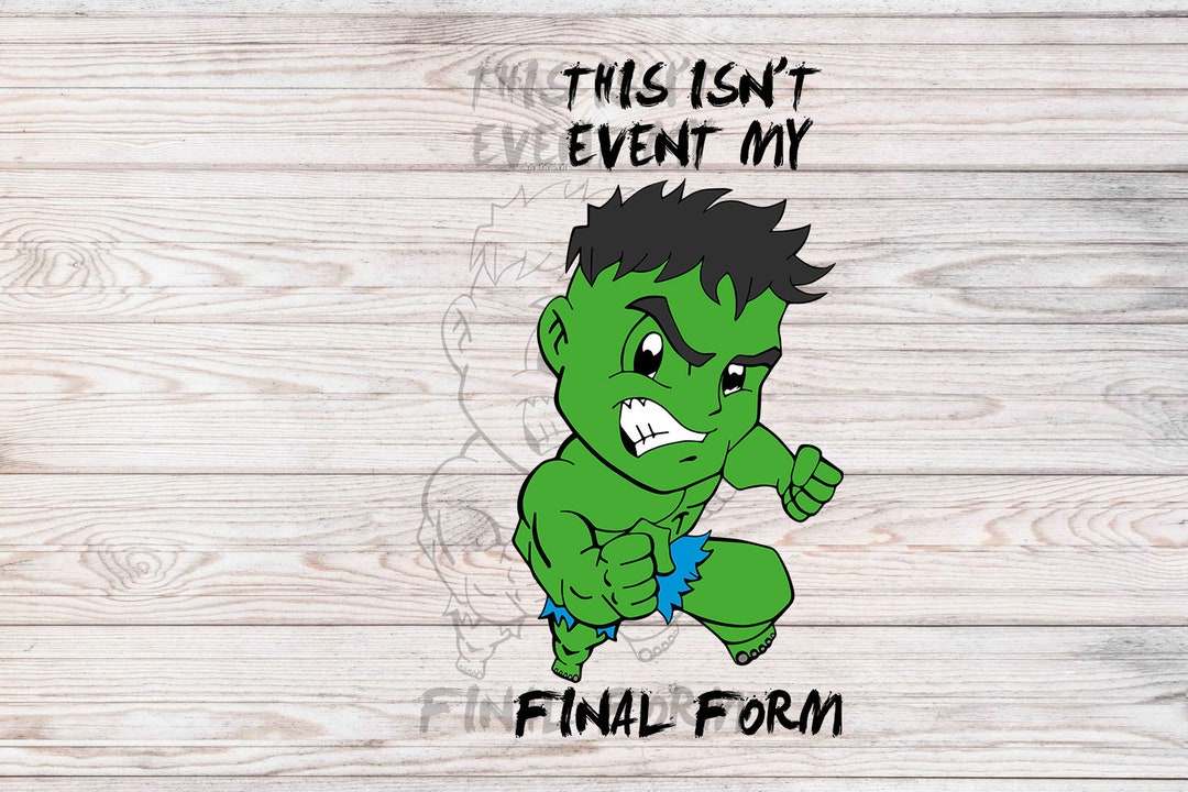 Baby Hulk SVG: Avengers Superhero Vector (digital Download) - Etsy