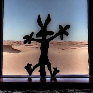 Coyote Splat Decal, Car Dent Decal for Car, Coyote Crash for Truck ...