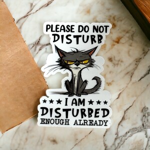 Do Not Disturb Stickers, Stickers for Laptop, Funny Saying, Gifts for ...