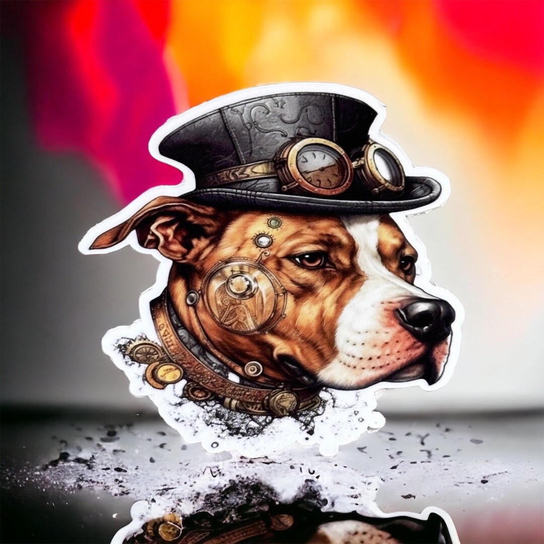 Pitbull Stickers for Car, Steampunk Stickers for Kindle, Stocking ...